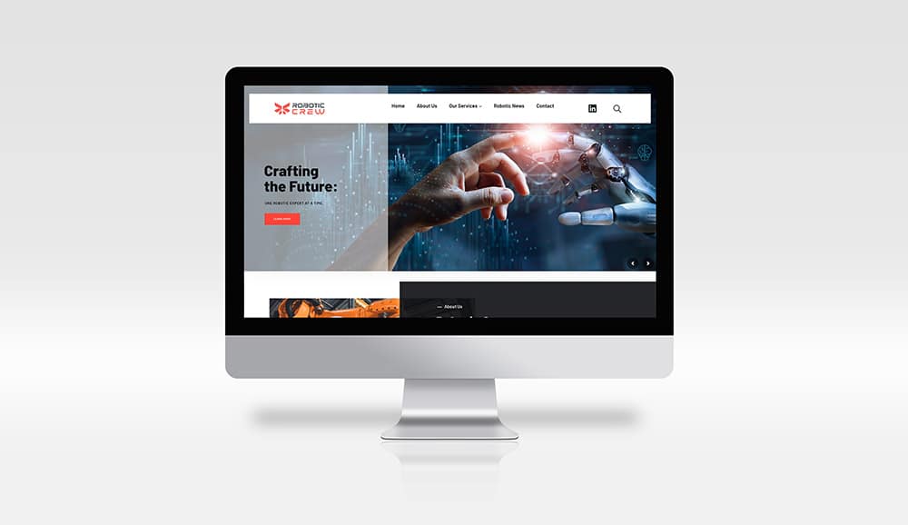 Robotic Crew Wordpress Website - Aventura Creativa